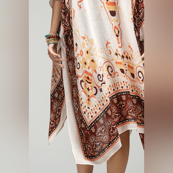 One by Onedder | Kimonos & Yukatas | Bohemian Floral Damask Print ...